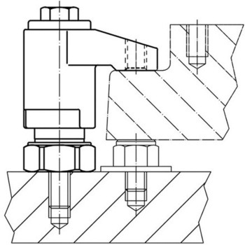 スイング・クランプ 可動式 23310シリーズ Roemheld Halder(ロームヘルド・ハルダー) スイングクランプ 【通販モノタロウ】