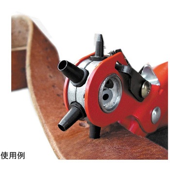 ERP-6 アイガー アジャスタブルレザーポンチ 1個 EIGERTOOL(アイガーツール) 【通販モノタロウ】