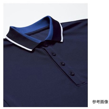 ユニセックスポロシャツ ネイビー×レッド TB4504U-3 ナチュラルスマイル ポロシャツ 半袖 【通販モノタロウ】