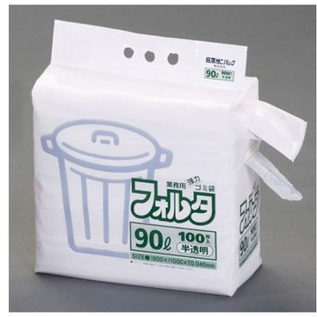 ごみ袋 半透明/100枚 EA995ADシリーズ アズワン ポリ袋(ゴミ袋) 【通販モノタロウ】