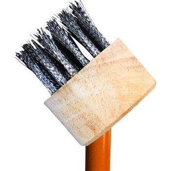 ワイヤーデッキブラシ ニシモン デッキブラシ本体 【通販モノタロウ】 DB-24