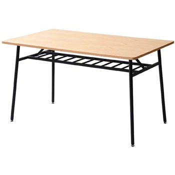 TTD-120(OAK/SBK) 突板仕様 ダイニングテーブル 1台 YAMAZEN(山善) 【通販モノタロウ】