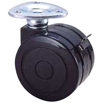 AWNT60 SP 双輪 重荷重用 自在ストッパー付 ナイロン車 1個 ナンシン 【通販モノタロウ】