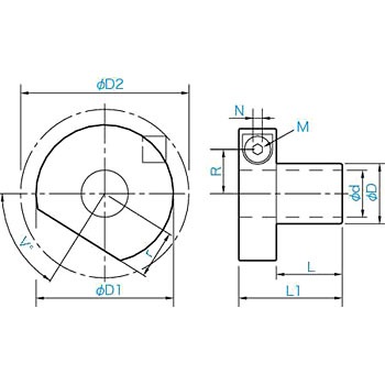 ETP-E-20-R ETPブッシュ ETP-E-Rシリーズ(ステンレス仕様) 1個 三木プーリ 【通販モノタロウ】