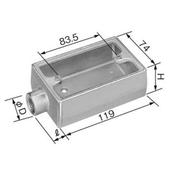 Exposed switch box with screw (1 direction for 1 pc) Panasonic Switch ...