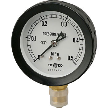 BL-AT3/8G 75×0.5MPa(簡易防滴形) 一般圧力計A形Φ75(簡易防滴型)(校正証明書・トレーサビリティ体系図付) 1台 TOKO(東洋計器興業) 【通販モノタロウ】