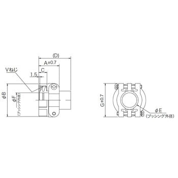 CE05 Series Waterproof Cable Clamp DDK Circular Connectors Main Units ...