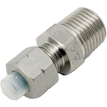 C4N6×4-PT1/4-S クイックシールシリーズ インサートタイプ SUS304仕様 コネクタ (ミリサイズ) ニッタ・ムアー 適合チューブ外径 6Φmm、接続ねじ 1/4、適合チューブ ...