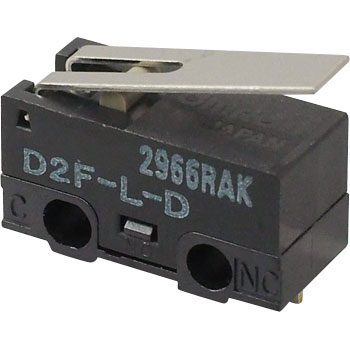 D2F-L-D 極超小形基本スイッチ(ヒンジ・レバー形) D2F 1個 オムロン(omron) 【通販モノタロウ】