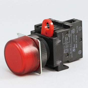 M22-FR-24A 表示灯(Φ22)丸形(平形) 1個 omron(オムロン) 【通販モノタロウ】