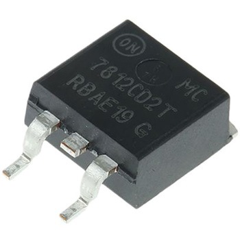 MC7812CD2TG ON Semiconductor 正電圧 3端子レギュレータ， 1A， 12 V 固定出力， 3-Pin D2PAK ...