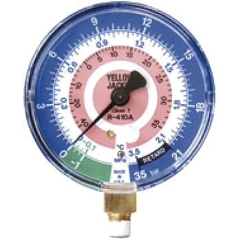 ゲージ80テイアツ/R410A アサダ 冷媒用圧力計 【通販モノタロウ】