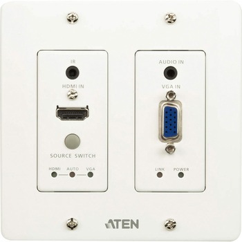 ビデオ延長器/HDMI&VGA/壁埋込式USウォールプレート/4K対応(HDMI) ATEN コンバーター 【通販モノタロウ】 VE2812UST