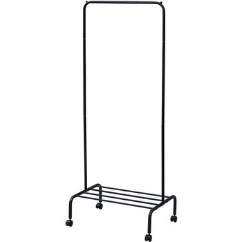 BTH-S(MBK) 棚付きハンガーラック 1台 YAMAZEN(山善) 【通販モノタロウ】