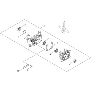 クランクケース部品RM3025-2RD 新ダイワ チェーンソー関連部品 【通販モノタロウ】