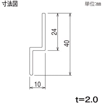 Z型アングル YKK AP 補修剤・保護材 【通販モノタロウ】