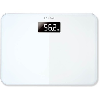 HCS-S01WH 体重計 体組成計 ヘルスメーター デジタル コンパクト スリム ガラス天板 専用アプリで管理 1個 エレコム 【通販モノタロウ】