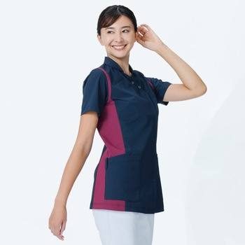 レディススクラブ(衿付き) 973 KAZEN 【通販モノタロウ】