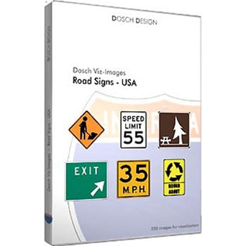 DVI-RSU DOSCH Viz-Images: Road Signs ～ USA 1個 DOSCH DESIGN 【通販モノタロウ】