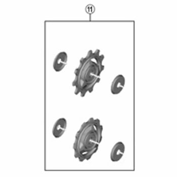 Y5ZR98010 RD-R9100 T/Gプーリーセット 1個 SHIMANO(シマノ Y5ZR98010 RD-R9100 T/Gプーリーセット 1個 SHIMANO(シマノ