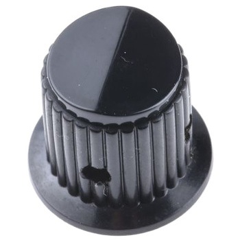 ACCRFBOUTON20JF Rheostat Knob 23 diam x 21mm 1袋(5個) VISHAY 【通販モノタロウ】