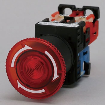 AR22VDL-11E3R Φ22コマンドスイッチ AR22・DR22 照光非常停止用押しボタンスイッチ 1個 富士電機 【通販モノタロウ】