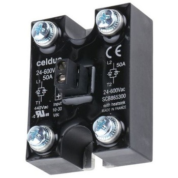 SCB865300 2 PHASES SOLID STATE RELAY 1個 CELDUC 【通販モノタロウ】