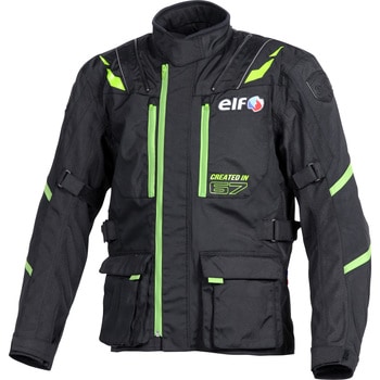EL-8244 ストレッチナイロンブルゾン elf ライディングジャケット 【通販モノタロウ】 EL-8244/BK/M～