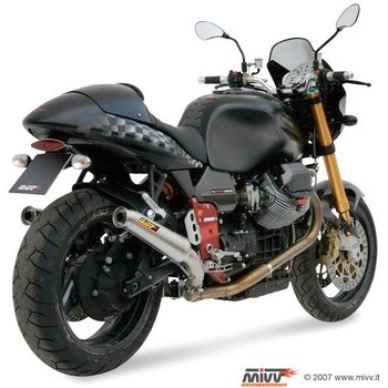 M.006.LC2 SPORT Xcone スリップオン ステンレス 2本出し for MOTO GUZZI V11 (99) 1個 MIVV ...