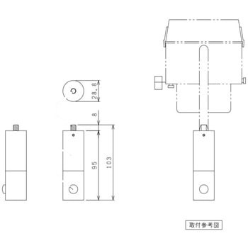 FZ-006 加熱試験器取付アダプタ 1台 ニッタン(NITTAN) 【通販モノタロウ】