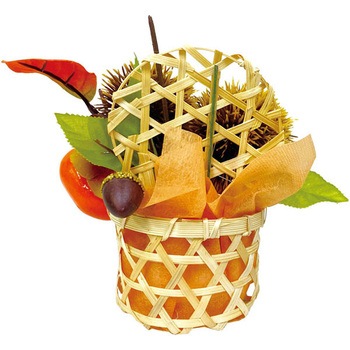 TE4-1102 秋の味覚かご 1個 アルファ(販促) 【通販モノタロウ】