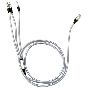 BS-USBSG1CW-BCL スマートフォン用USBケーブルType-C(2.0) 3in1 MicroUSB Type-B+USB ...
