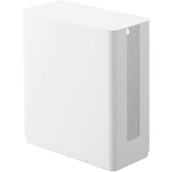重ねられるスリム蓋付きルーター収納ケース スマート 山崎実業 重ねられるスリム蓋付きルーター収納ケース スマート 山崎実業