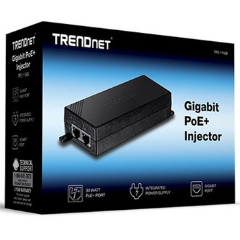 TPE-115GI(A) 802.3at PoE+インジェクターPSE対応品 1台 TRENDnet 【通販モノタロウ】