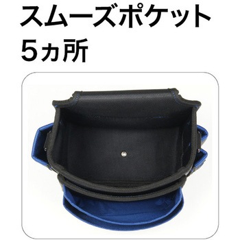 NDS-864-KBB スムーズハイポーチ 1個 ジェフコム(DENSAN) 【通販モノタロウ】