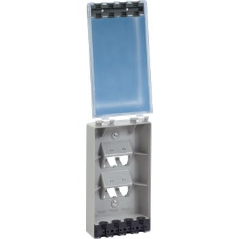 CFPWR4CIG 耐水カバー付きフェースプレート 4ポート用 ライトグレー 1個 PANDUIT(パンドウイット) 【通販モノタロウ】