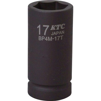 BP4M-17T (12.7SQ)インパクトソケット(セミディープ) 1個 KTC 【通販モノタロウ】