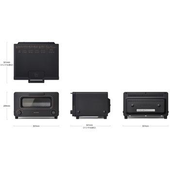 K11A-SE-BK バルミューダ ザ トースター プロ スチームトースター ブラック BALMUDA The Toaster Pro K11A-SE-BK 1個 バルミューダ 【通販モノタロウ】