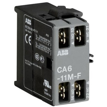 GJL1201318R0003 CA6-11M-F 補助接点 2 CA6 6 A 1個 ABB 【通販モノタロウ】