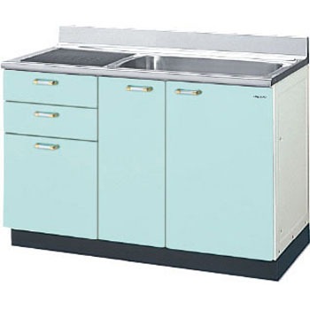 GPB2S-120ATR 流し台 GPシリーズ(3段引出) 1台 SUNWAVE(LIXIL) 【通販モノタロウ】