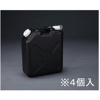 ポリタンク 黒 EA508ATシリーズ エスコ ポリタンク・扁平缶 【通販モノタロウ】 EA508AT-310～