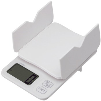 KS-727WT デジタルスケール「パカットプラス」 2kg ホワイト 1台 ドリテック 【通販モノタロウ】