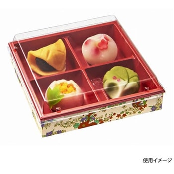 961888 折箱 CWH-角 赤-鼓(ボ) 1ケース(400枚) 中央化学 【通販モノタロウ】