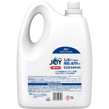 【大容量】ジョイW除菌 食器用洗剤 業務用 詰め替え 4L P&Gプロフェッショナル P&G 【通販モノタロウ】
