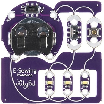 KIT-14528 LilyPad E-Sewing ProtoSnap Kit 1個 SPARKFUN 【通販モノタロウ】