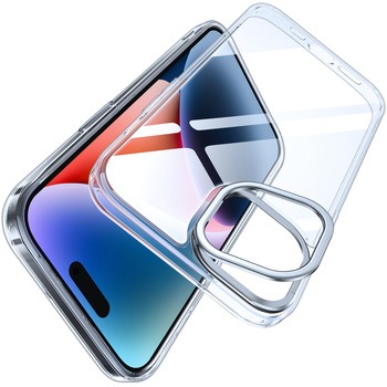 X00FX0073 TORRAS - UPRO Lstand Case for iPhone 15 [ Clear] TORRAS 耐衝撃性 ...