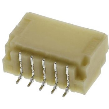 JST 基板接続用ピンヘッダ 5極 1.0mm 1列 SM05B-SRSS-TB (LF)(SN) JST(日本圧着端子製造) 受動部品その他関連用品 【通販モノタロウ】