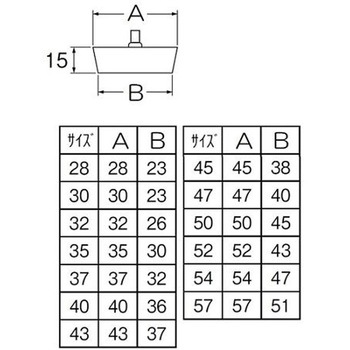 H29F-45 バス用ゴム栓 H29Fシリーズ 1個 SANEI(旧:三栄水栓製作所) 【通販モノタロウ】