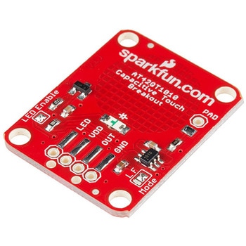 SEN-12041 SparkFun Capacitive Touch Breakout - AT42QT1010 1個 SPARKFUN 【通販モノタロウ】