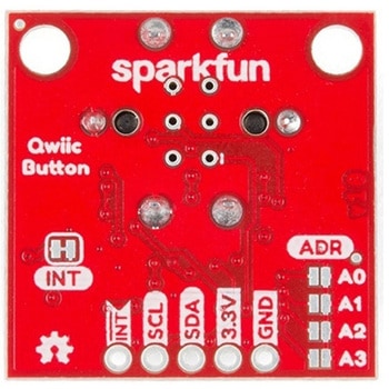 BOB-15932 SparkFun Qwiic Button - Red LED 1個 SPARKFUN 【通販モノタロウ】